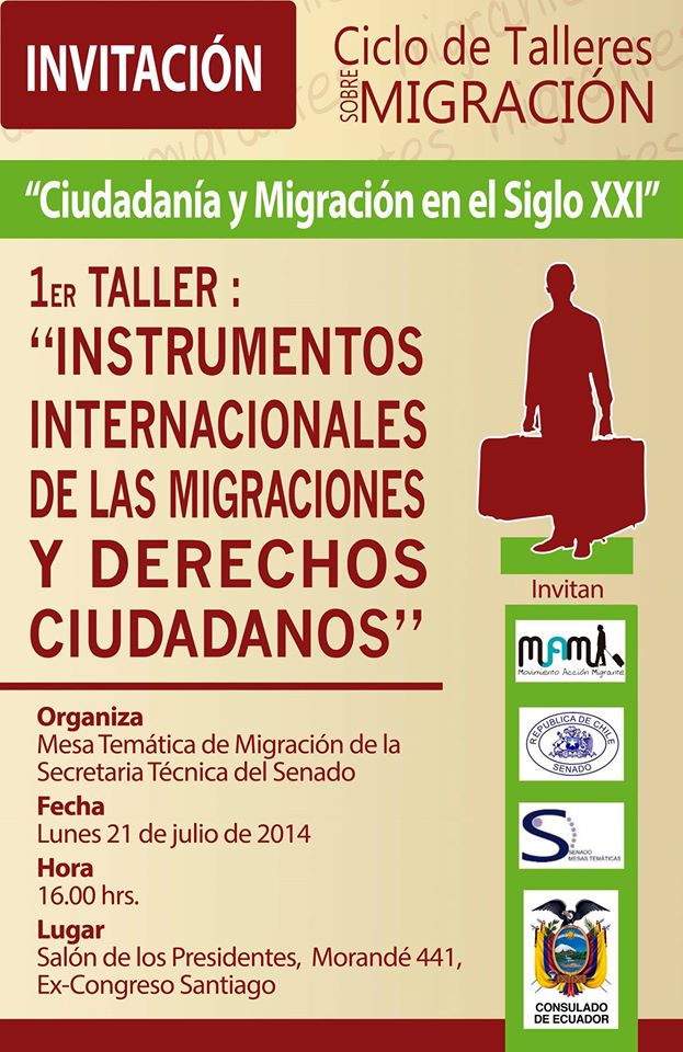 Ciclo de Talleres sobre Migración - Revista Sur Ciclo de Talleres sobre Migración - Revista Sur